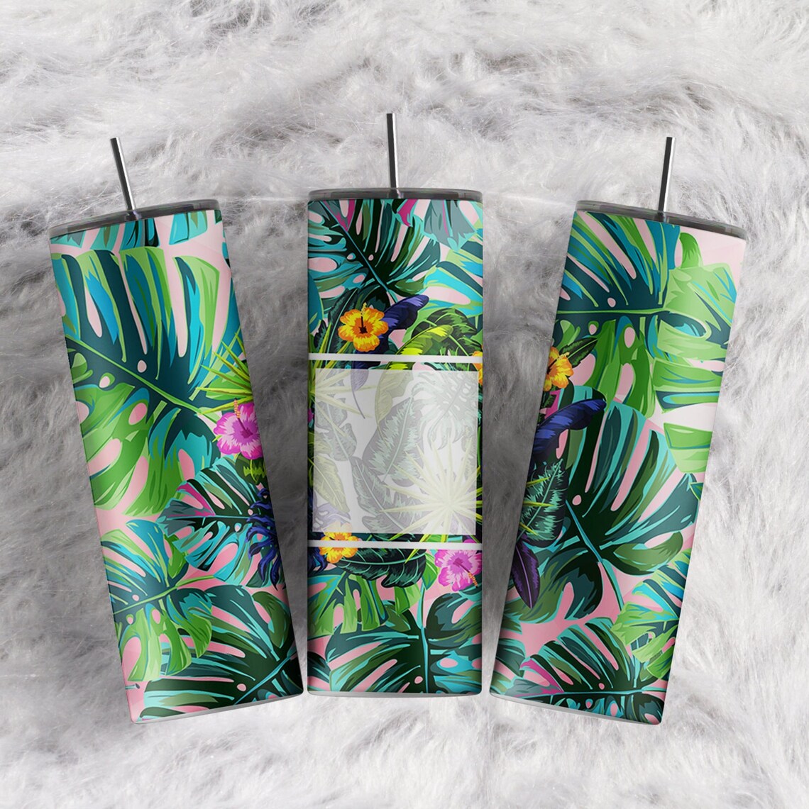 Tropical Leaves Monstera Leaf Plant Floral Custom Name Frame - Etsy