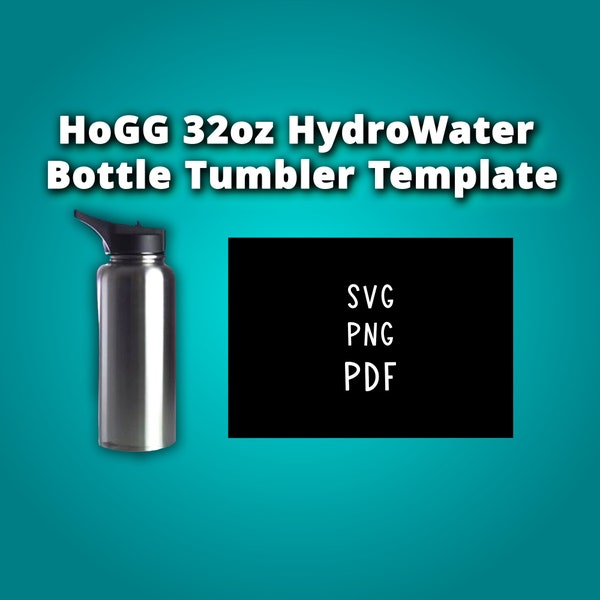 32 Oz Water Bottle Template Svg - Etsy