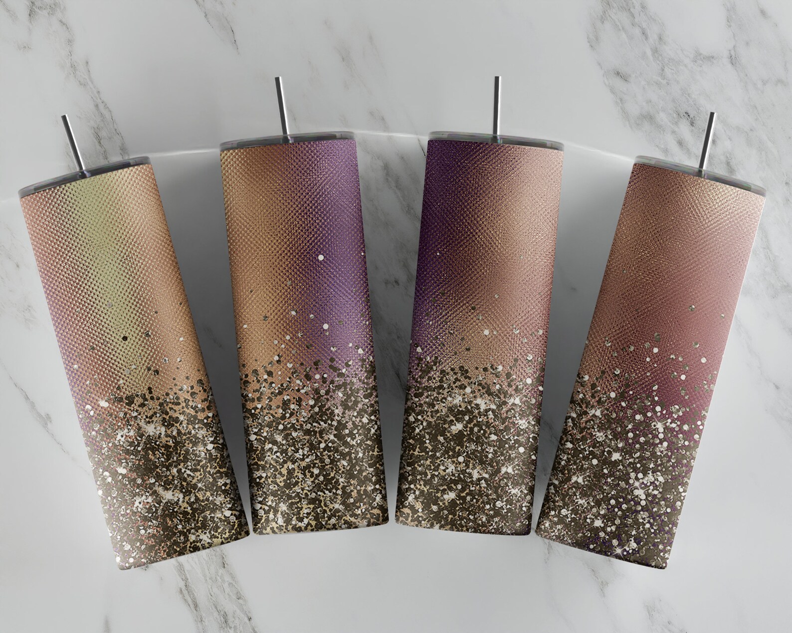 Fall Color Faux Gradient Glitter Brown Glitter Border - Etsy