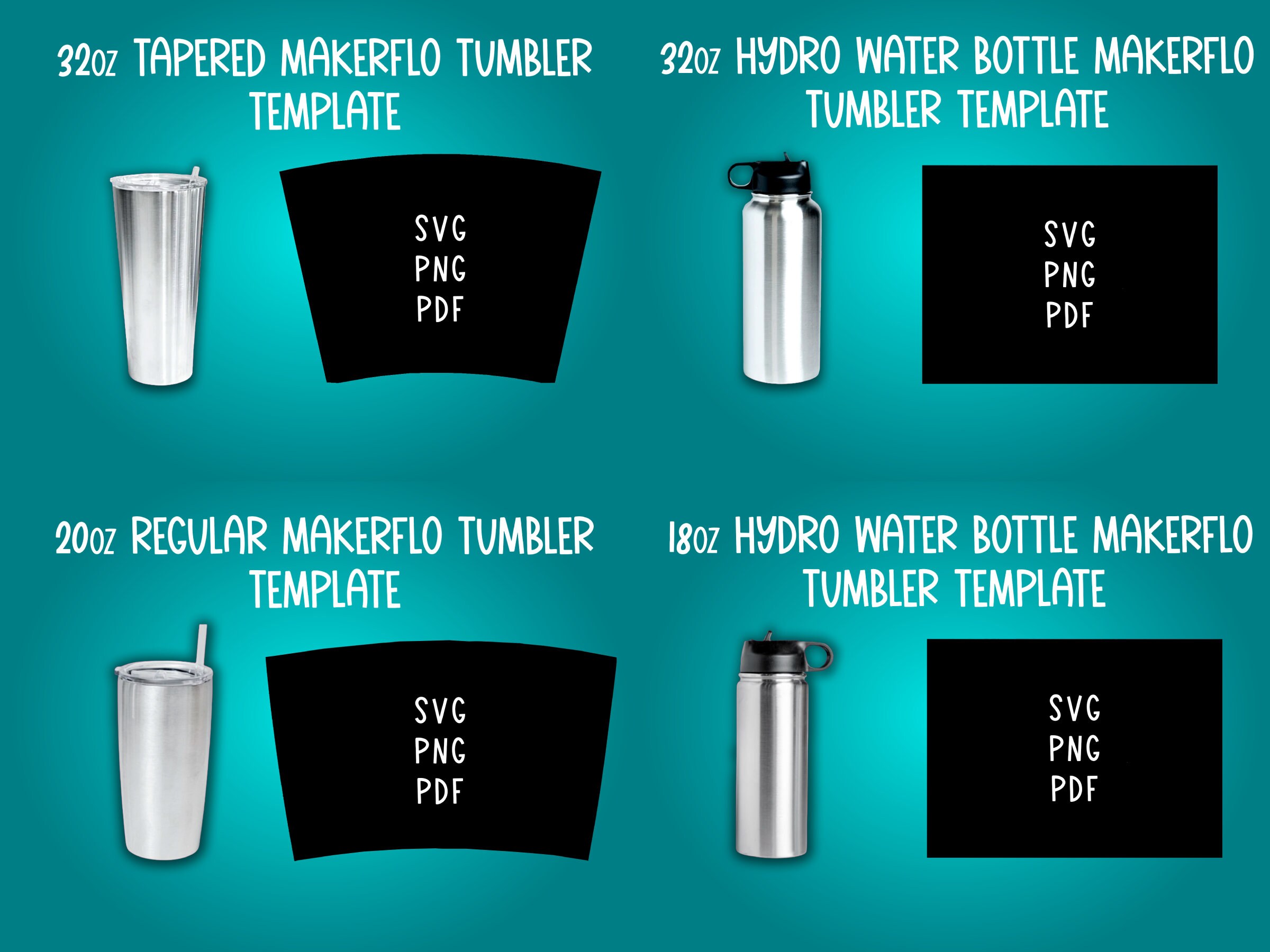 Makerflo Tumbler Templates Bundle Sublimation Templates - Etsy Australia