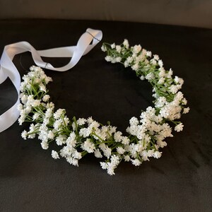 Artificial Baby’s Breath Flower Crown - Etsy