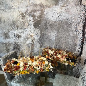 Extra Large Fall Centerpiece: Pumpkin & Sola Wood Flower Arrangement - Etsy