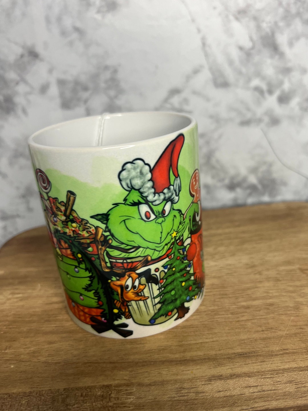 Grinch Inspired Sublimated Mug - Etsy