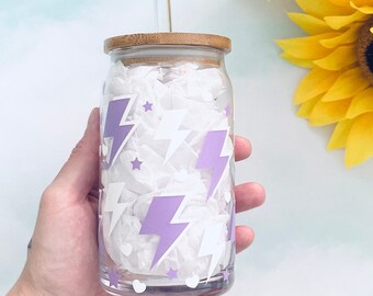 Lightning Beer Can Glass - Etsy