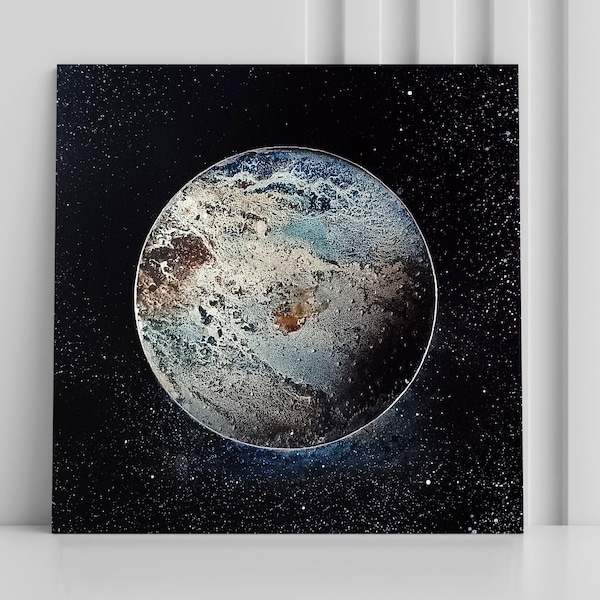 Planets Abstract Art - Etsy