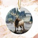 Elk Ornament, Personalized Elk Ornament, Elk Decor, Christmas Elk ...