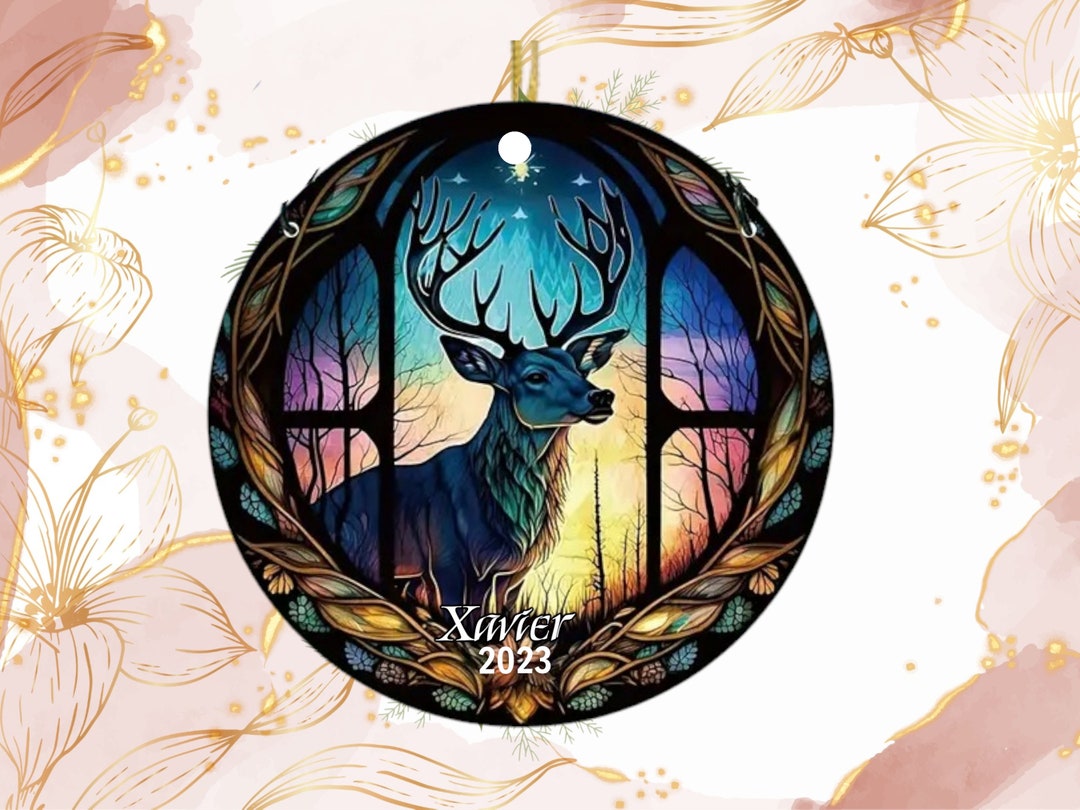 Elk Ornament Personalized Elk Ornament Elk Decor Christmas - Etsy
