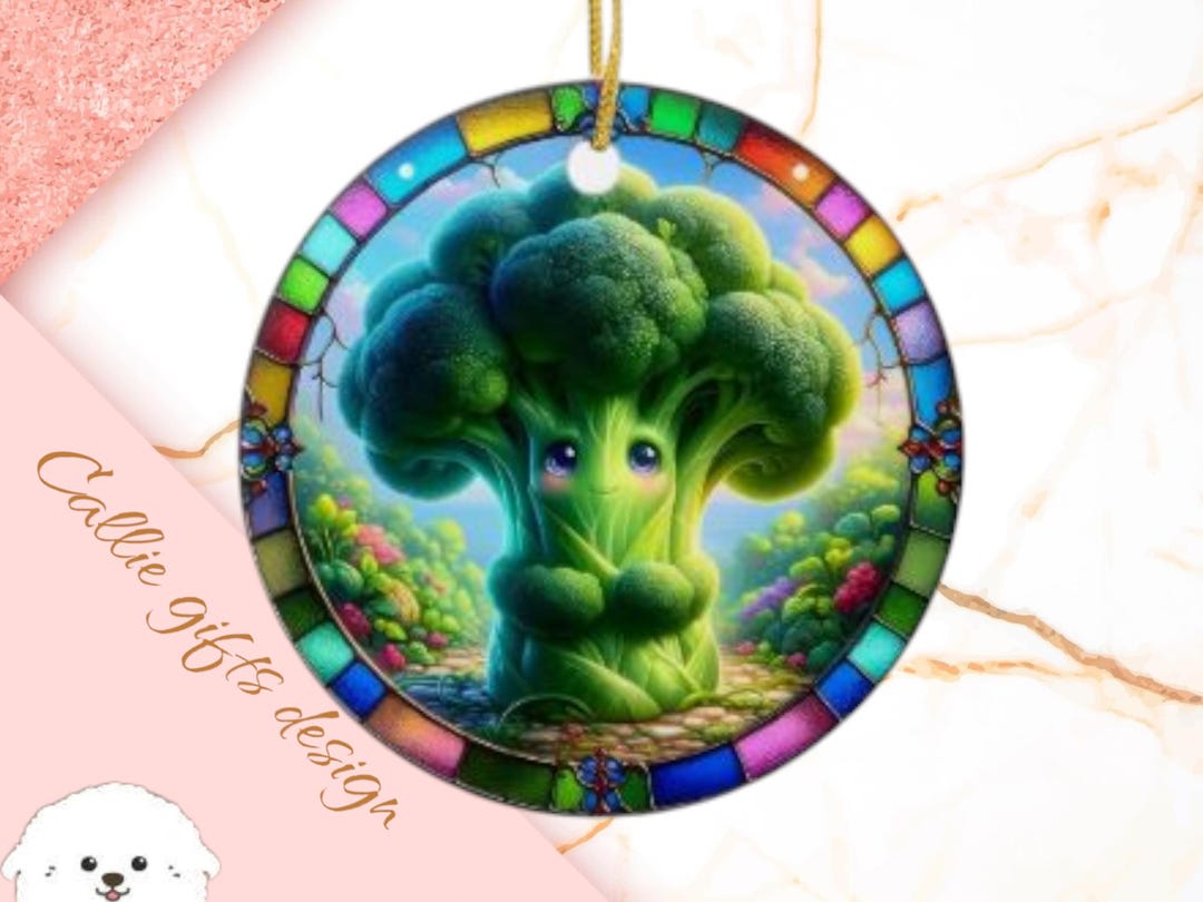 Broccoli Ornament, Broccoli Ornament, Custom Broccoli Ornament ...
