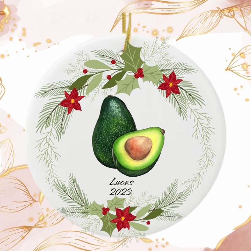 Avocado Ornaments - Etsy