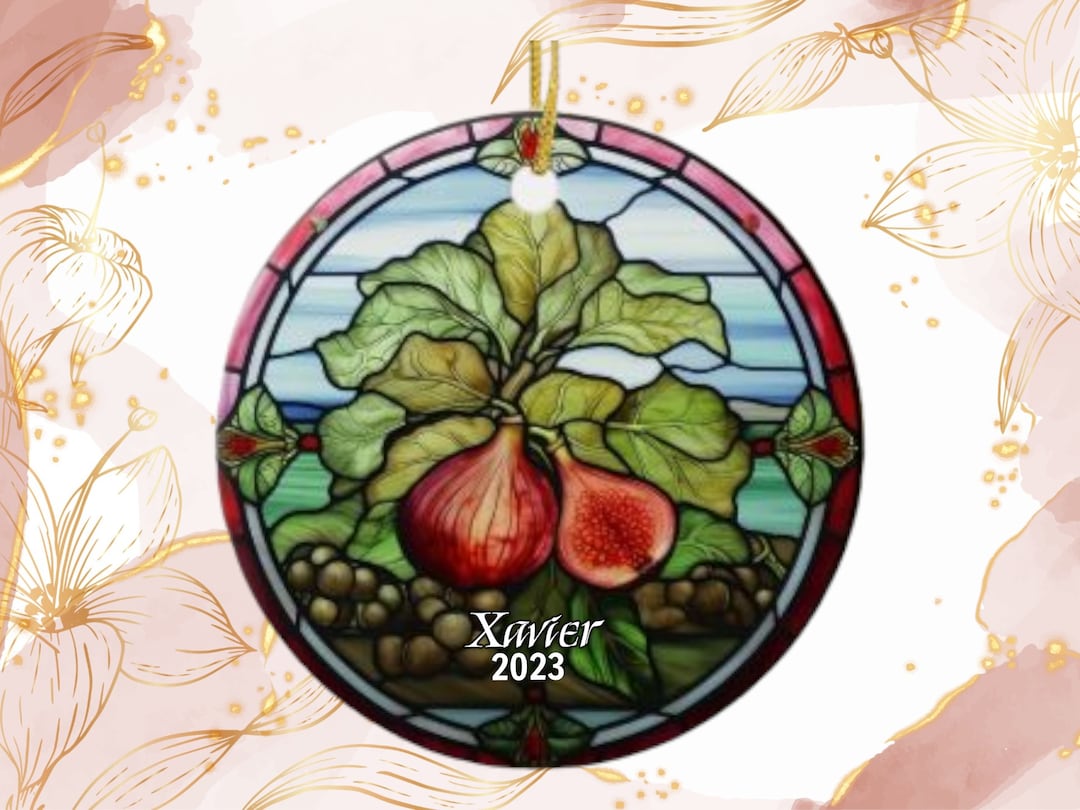 Fig Christmas Ornament, Personalized Fig Ornament, Fig Gift, Fig ...
