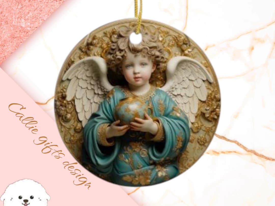 Angel Christmas Ornament, Personalized Angel Ornament, Angel Gift ...