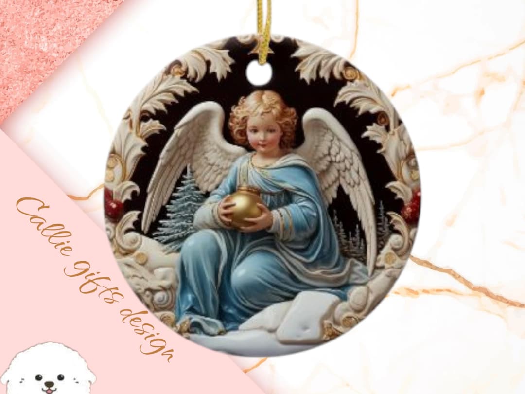 Angel Christmas Ornament, Personalized Angel Ornament, Angel Gift ...