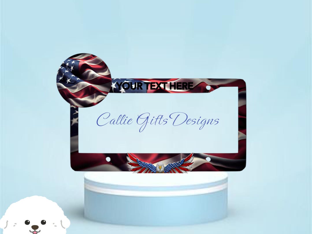 Portatarga Moto Patriottico Dillenco American Flag Motorcycle License ...