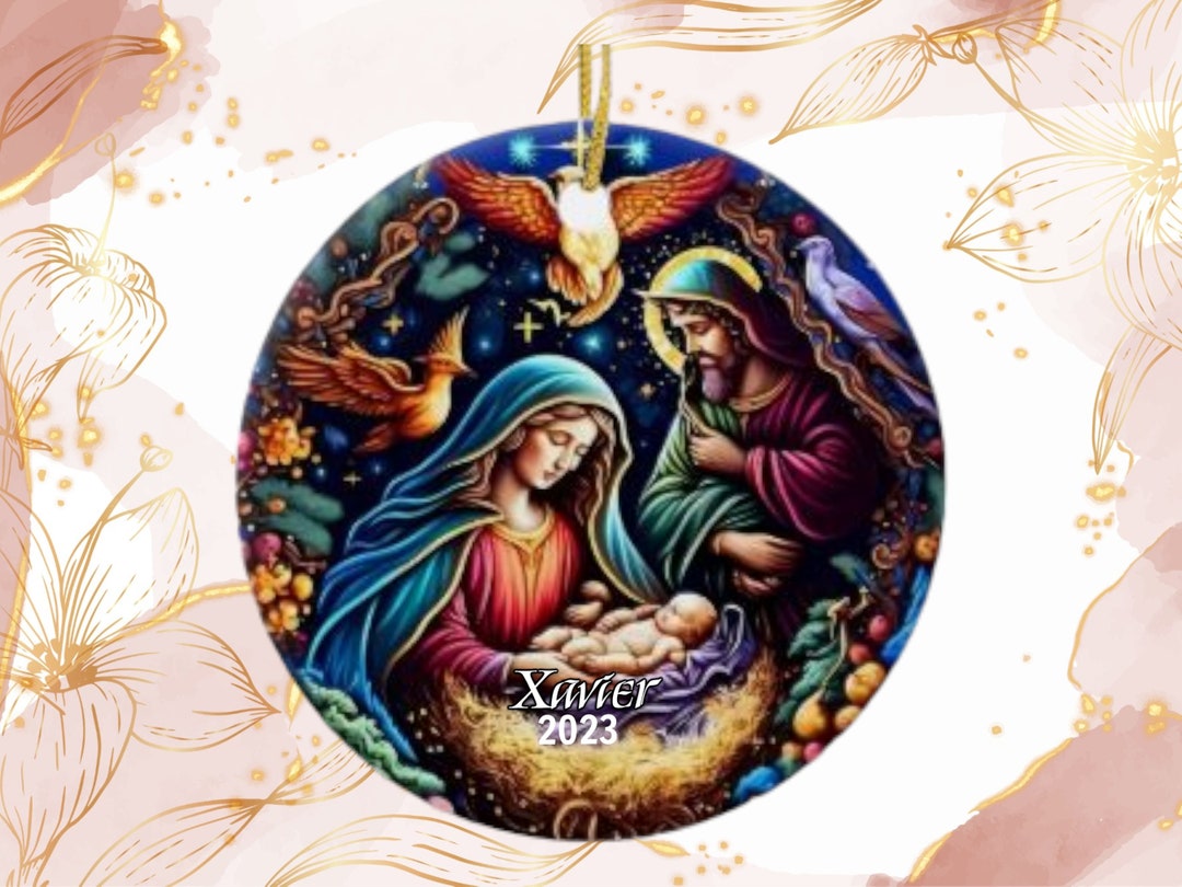 Christmas Jesus Born Beautiful Baby Jesus Ornament , Jesus Christian ...