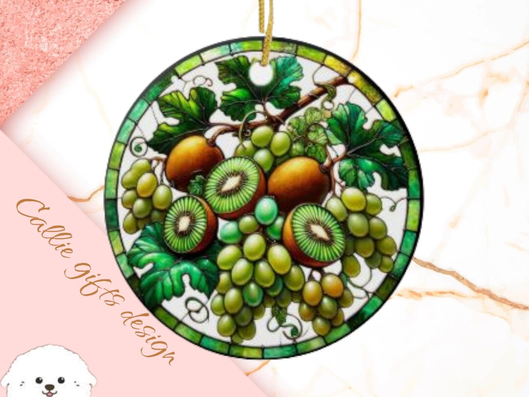 Kiwi Christmas Ornament, Personalized Kiwi Ornament, Kiwi Gift, Kiwi ...