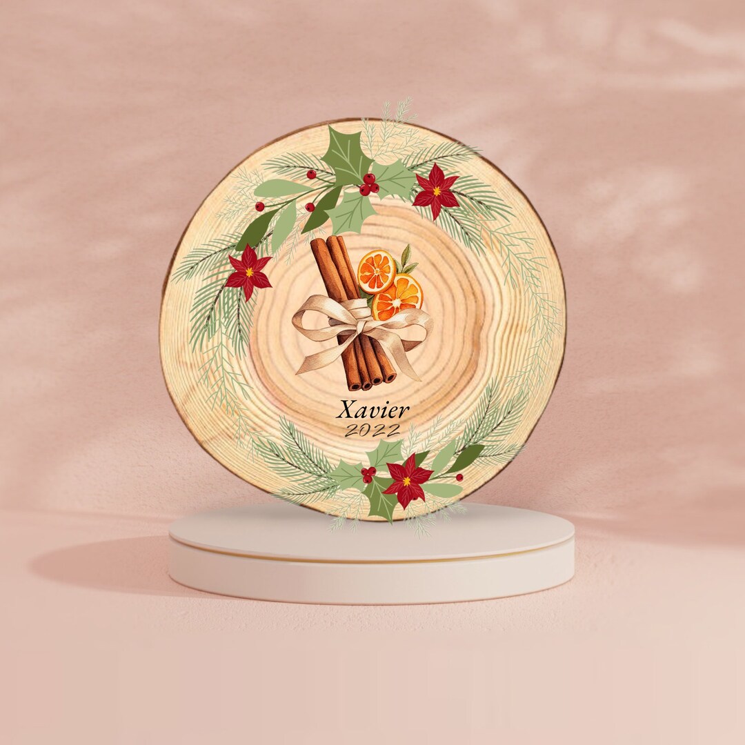 Cinnamon Christmas Ornament, Personalized Cinnamon Ornament, Cinnamon ...