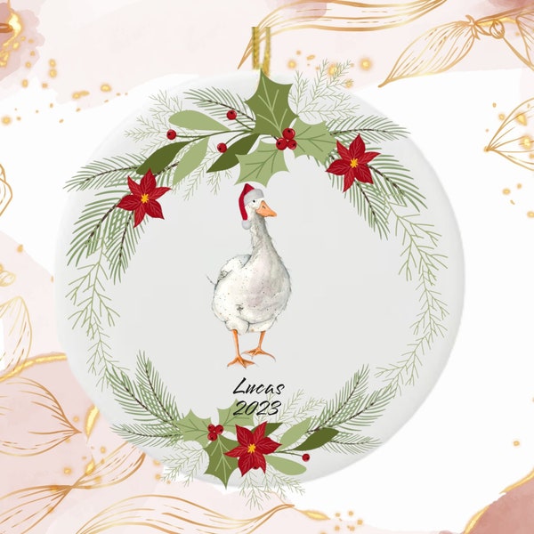 Christmas Goose - Etsy