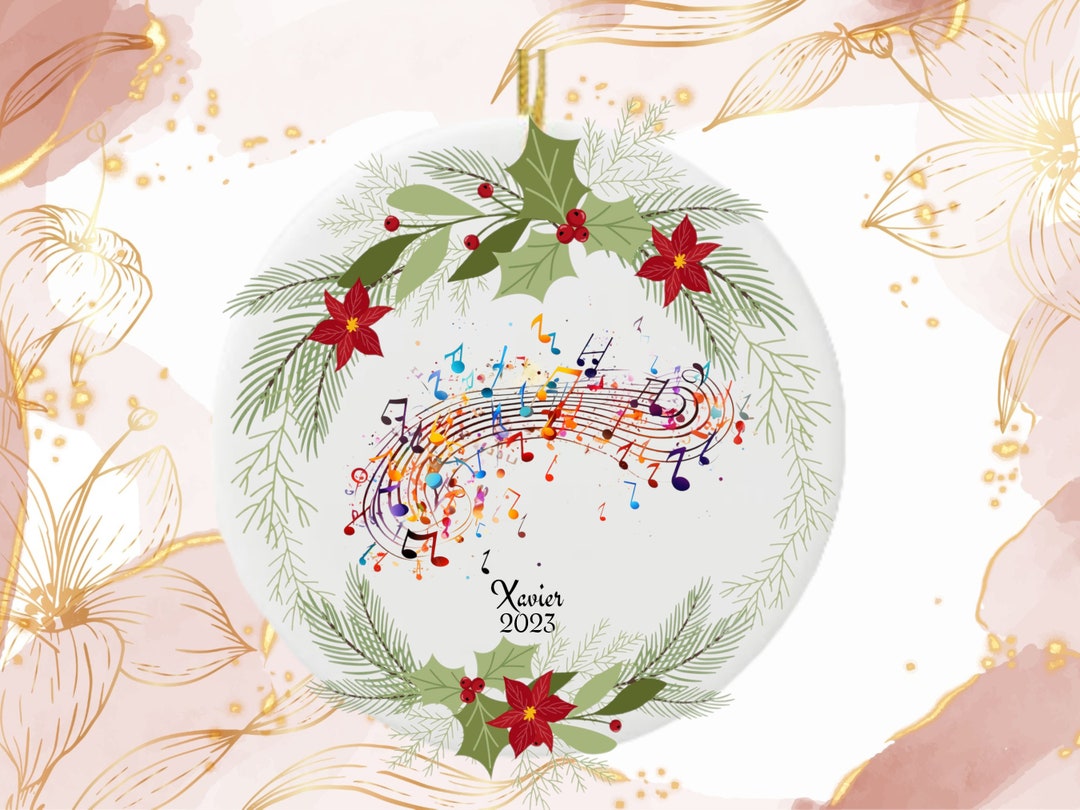 Singer Christmas Ornament, Personalized Singer Ornament, Singer Gift ...