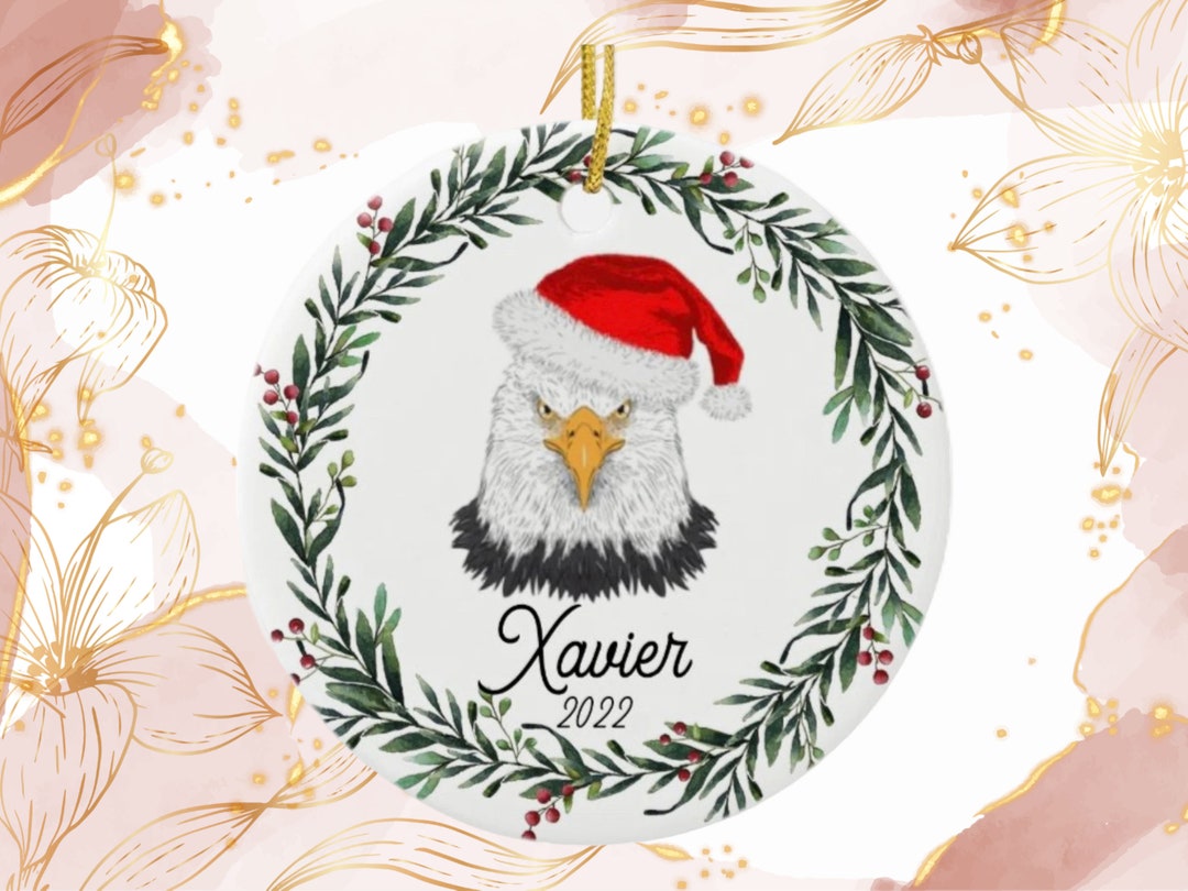 Eagle Christmas Ornament Custom Eagle Ornament Eagle Lover - Etsy