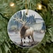 Elk Ornament, Personalized Elk Ornament, Elk Decor, Christmas Elk ...