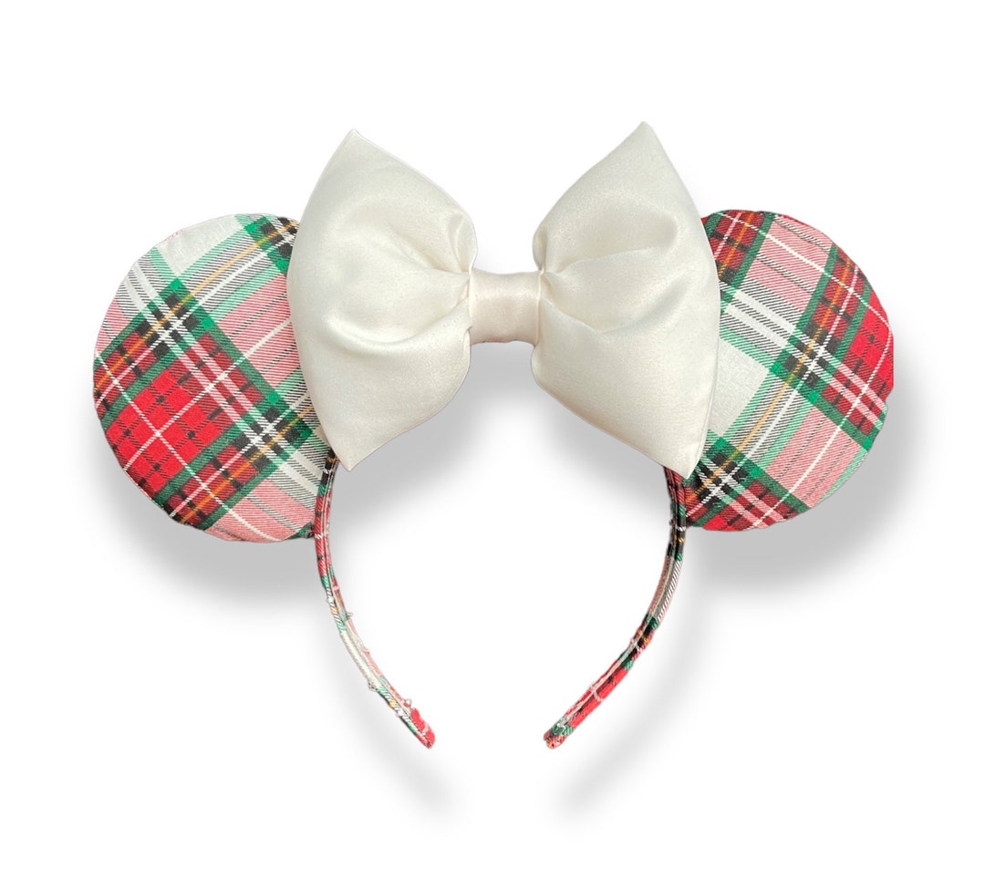 Plaid Christmas Ears - Etsy