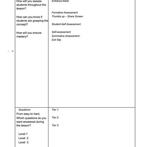 EDITABLE Individual Lesson Plan Template WORD DOCX - Etsy Australia