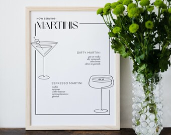 Cocktail Menu | Signature Drink Signs | Printable Drink Menu | Instant ...