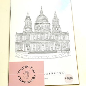 St Paul’s Cathedral Sketch | London Print | Gallery Wall Art | City ...