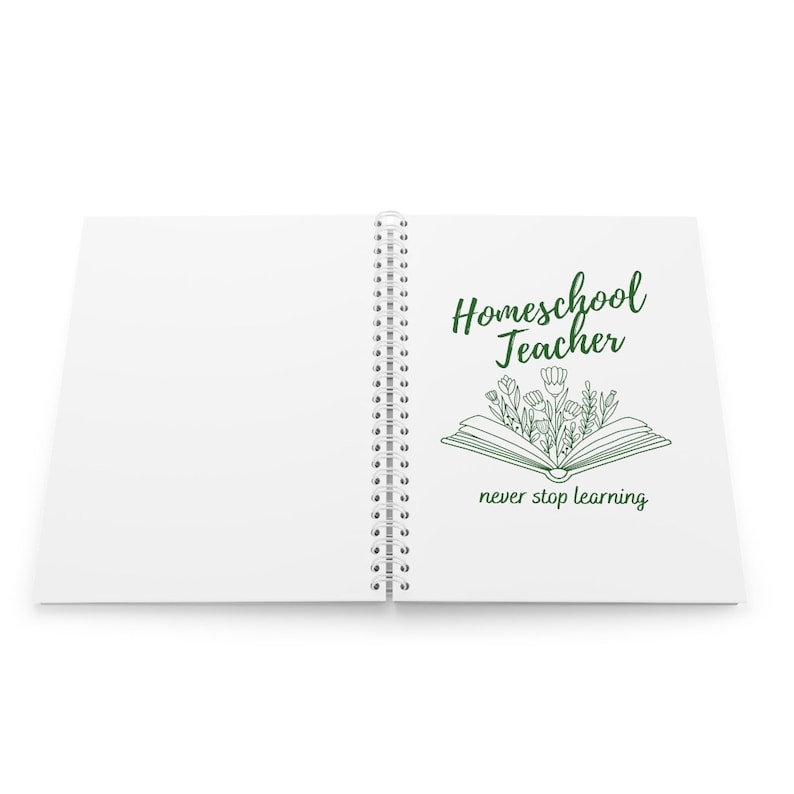 Homeschool Teacher Never Stop Learning : Spiral Notebook - Etsy