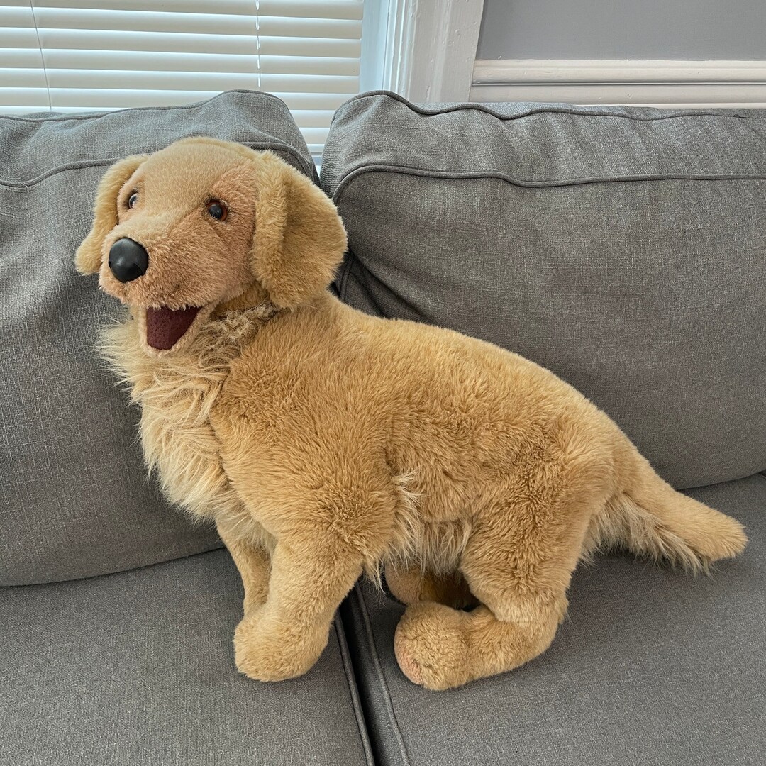 Golden Retriever Puppy Dog 30 Realistic Jumbo Large Stuffed Plush ...