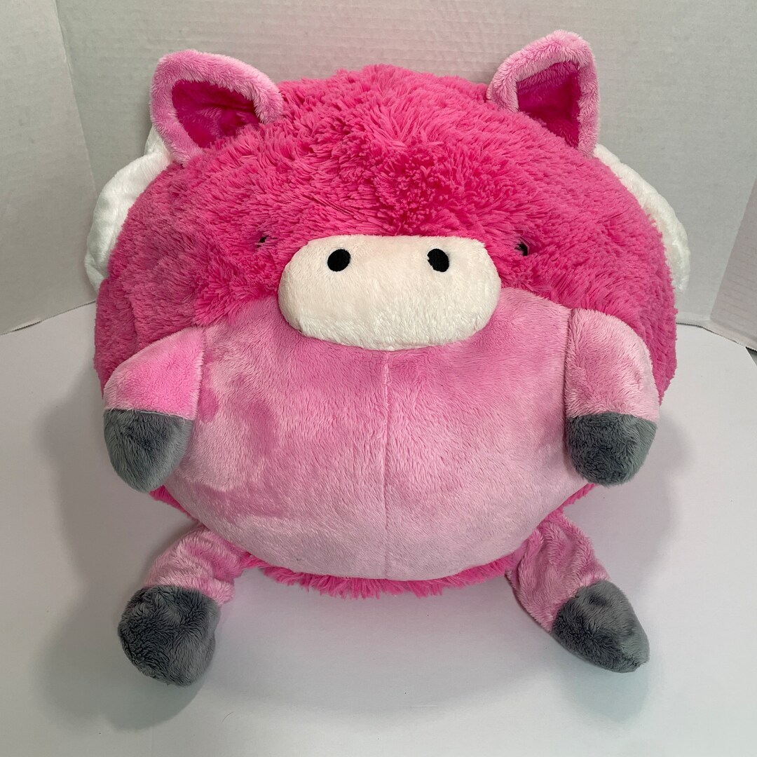 Squishable Flying Pig 15" Large Stuffed Plush Hot Pink Pillow Animal Toy Jm - Etsy
