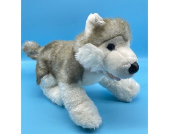 Stuffed Siberian Husky - Etsy