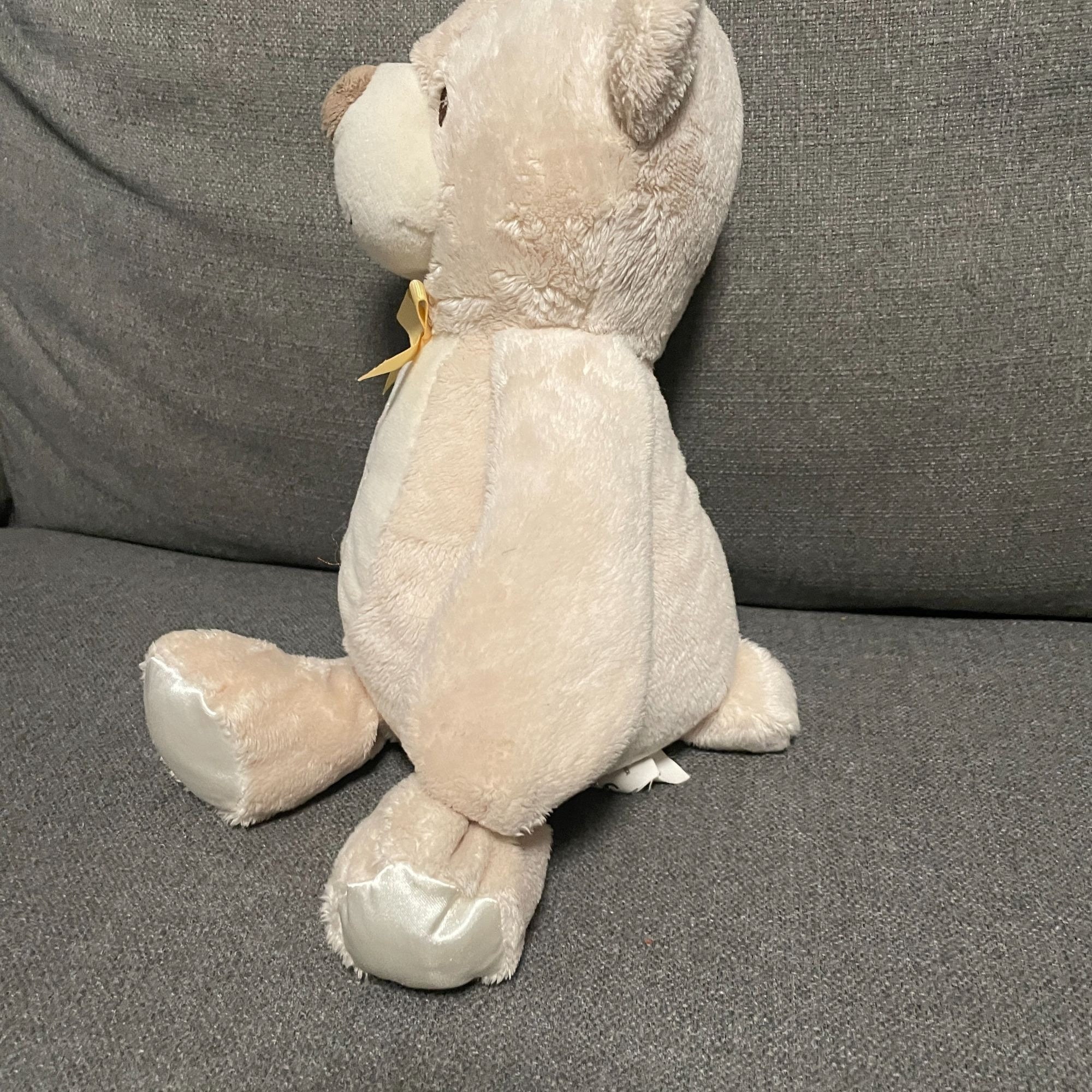 Kellytoy My First Bear 13 Beige Stuffed Plush Teddy Baby Toy Rattle ...