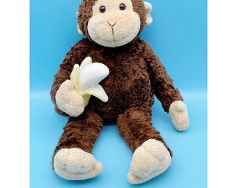 Plush Gund Monkey - Etsy