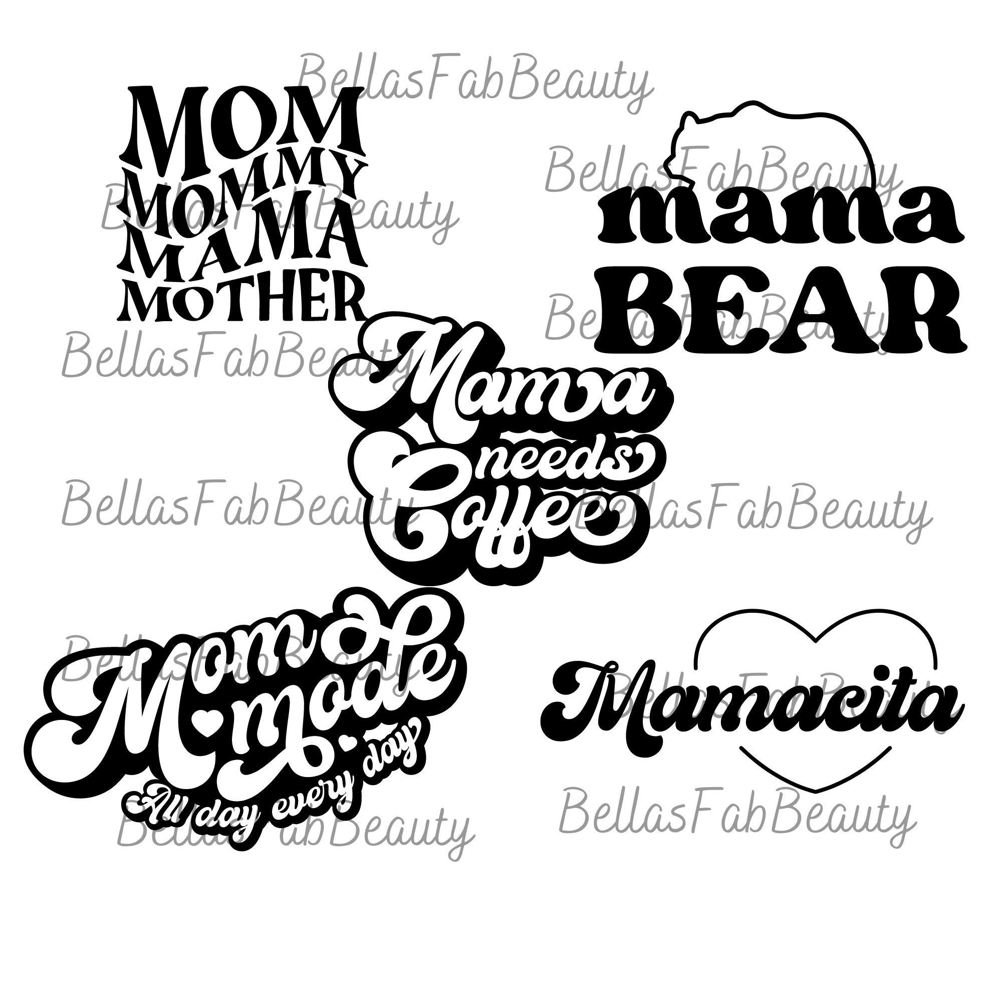 Mom Svg Bundle Mama Svg Mom Life Svg Mom T Shirt Svg Mama