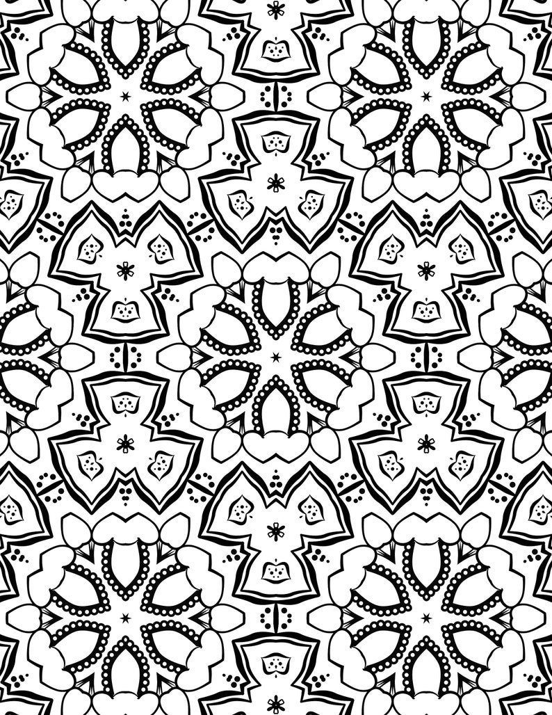 8000+ Digital Mandala Coloring Pages Bundle Printable Instant Download ...