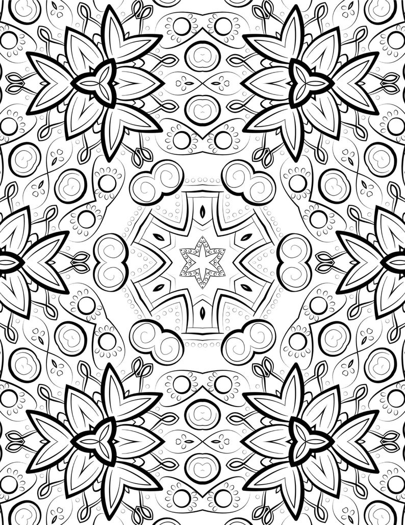 8000+ Digital Mandala Coloring Pages Bundle Printable Instant Download ...