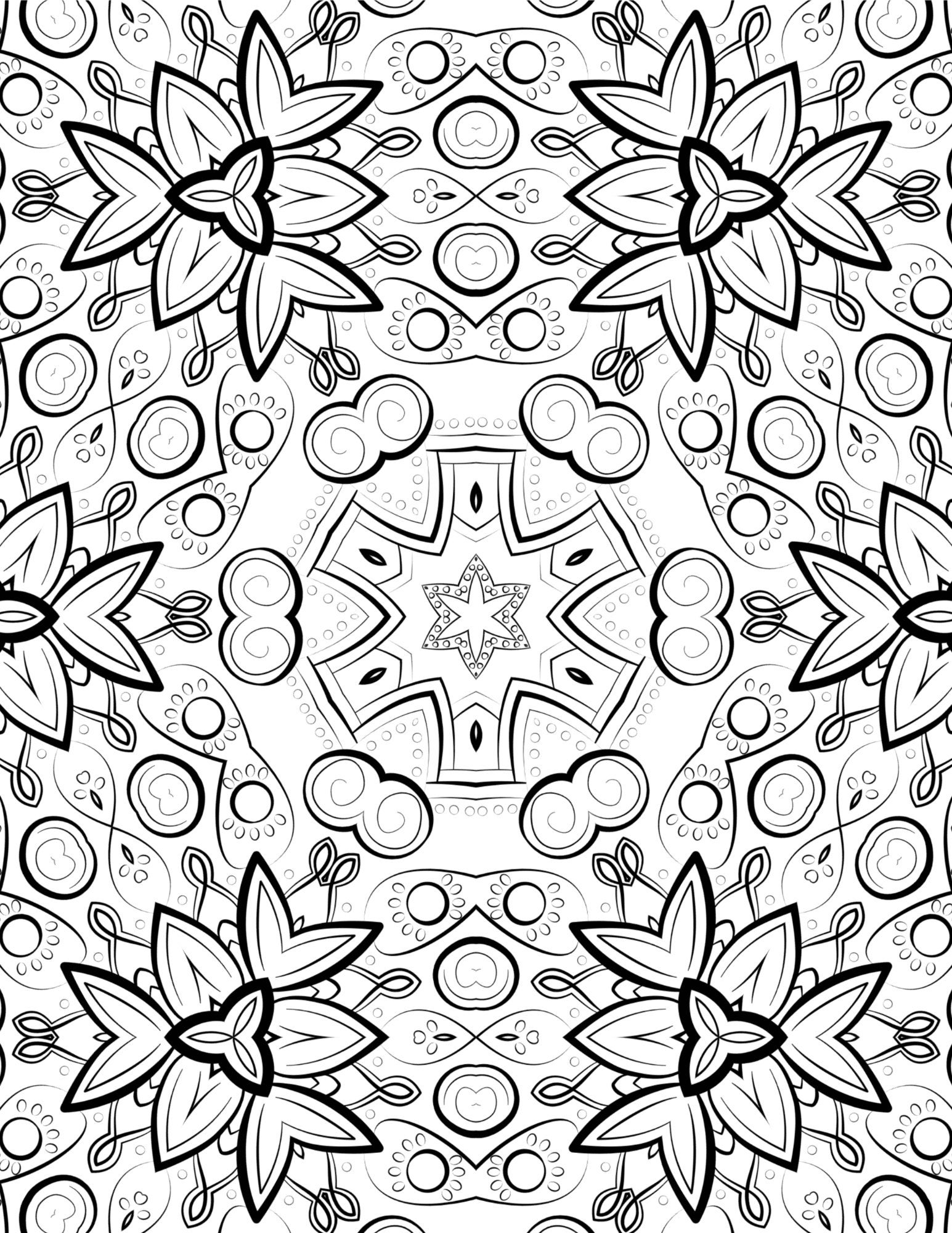 8000+ Digital Mandala Coloring Pages Bundle Printable Instant Download ...