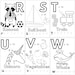 Printable Alphabet Coloring Pages, From A to Z, 26 Pages Instant ...