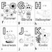 Printable Alphabet Coloring Pages, From A to Z, 26 Pages - Instant ...