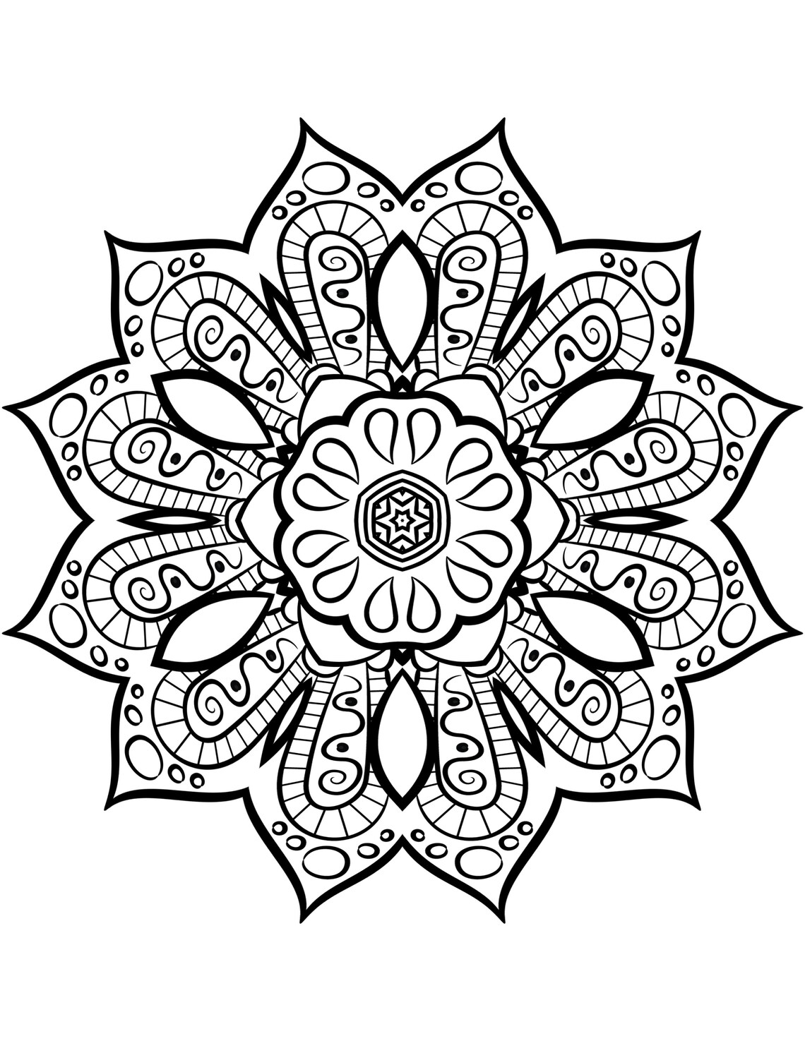 8000+ Digital Mandala Coloring Pages Bundle Printable Instant Download ...
