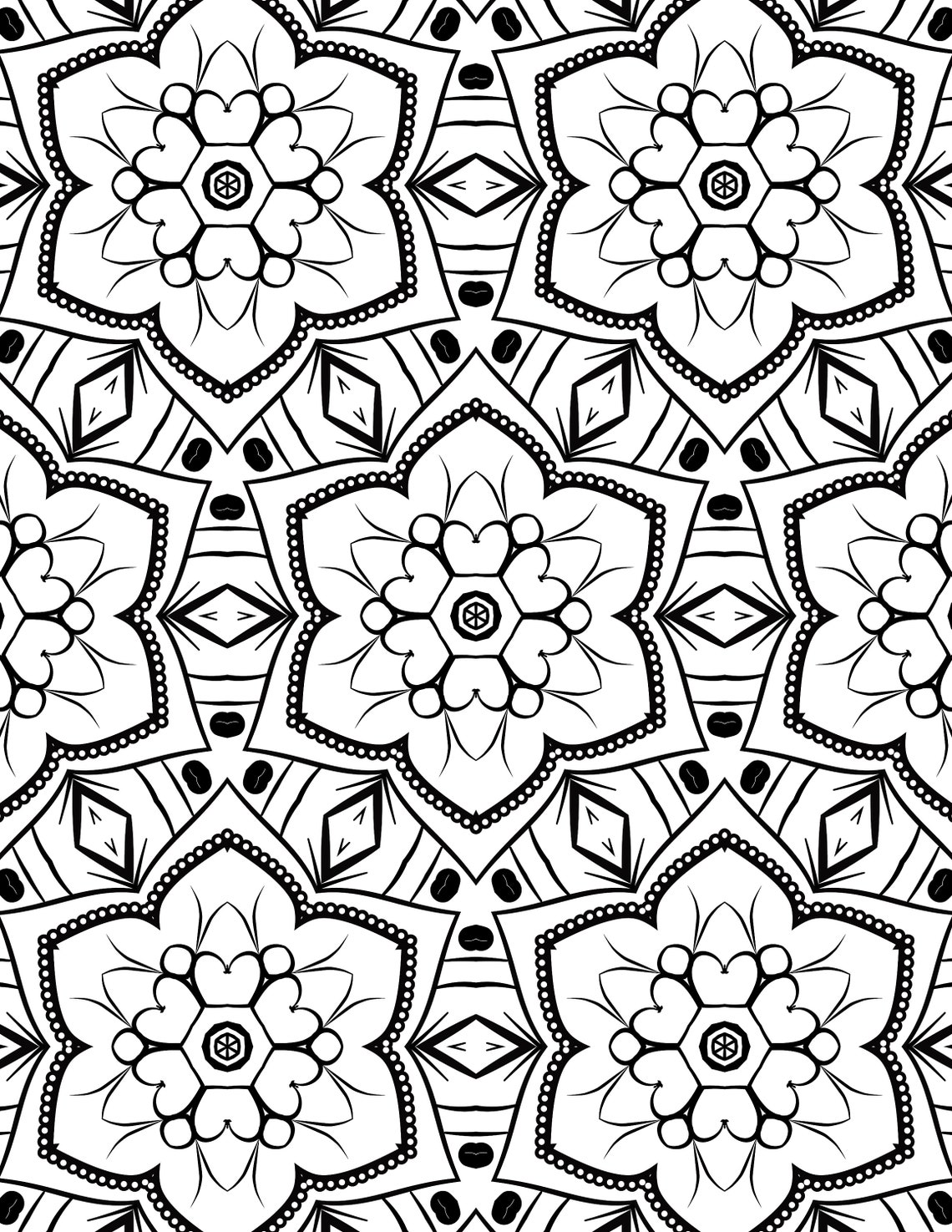 8000+ Digital Mandala Coloring Pages Bundle Printable Instant Download ...