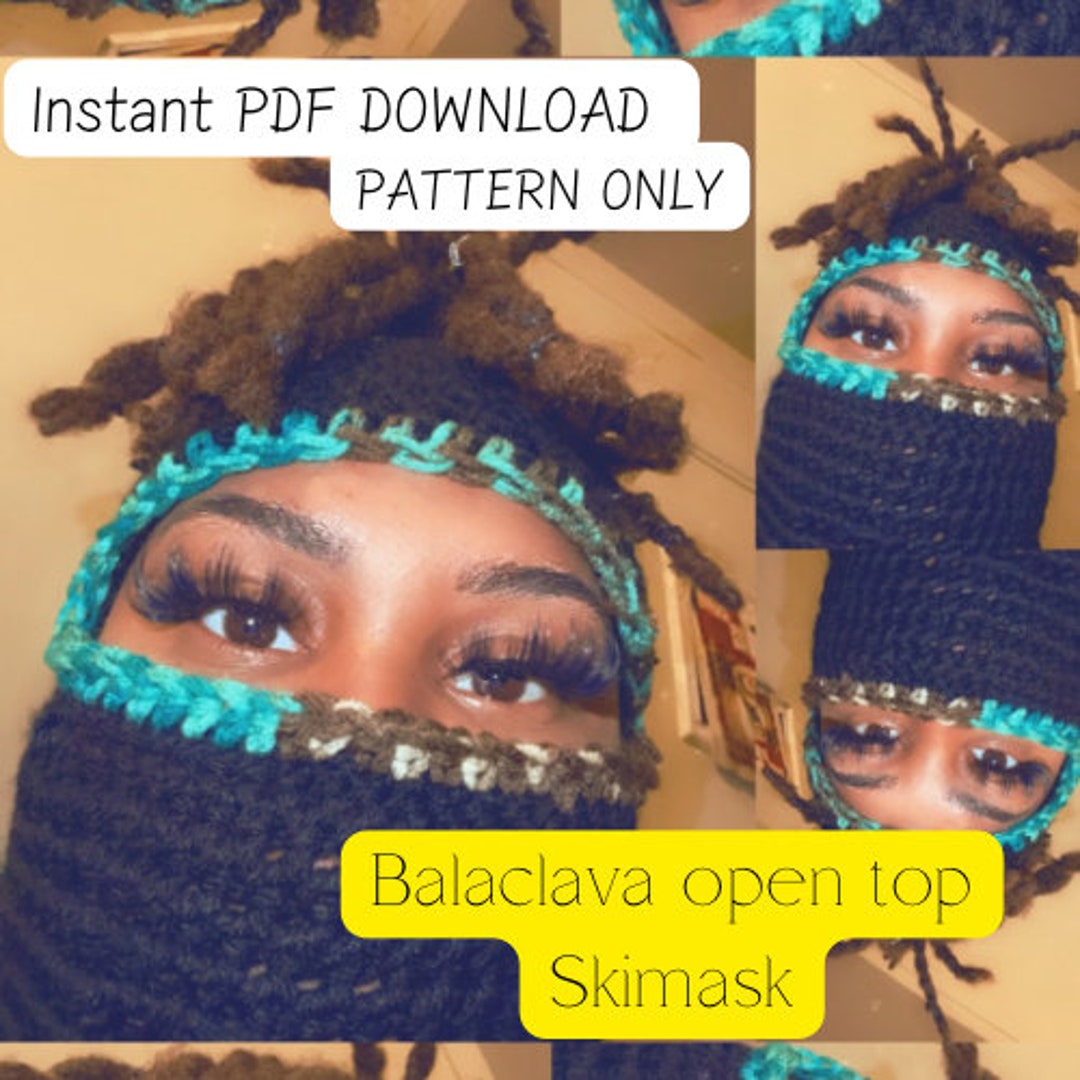 Crochet Ski Mask PATTERN ONLY - Etsy