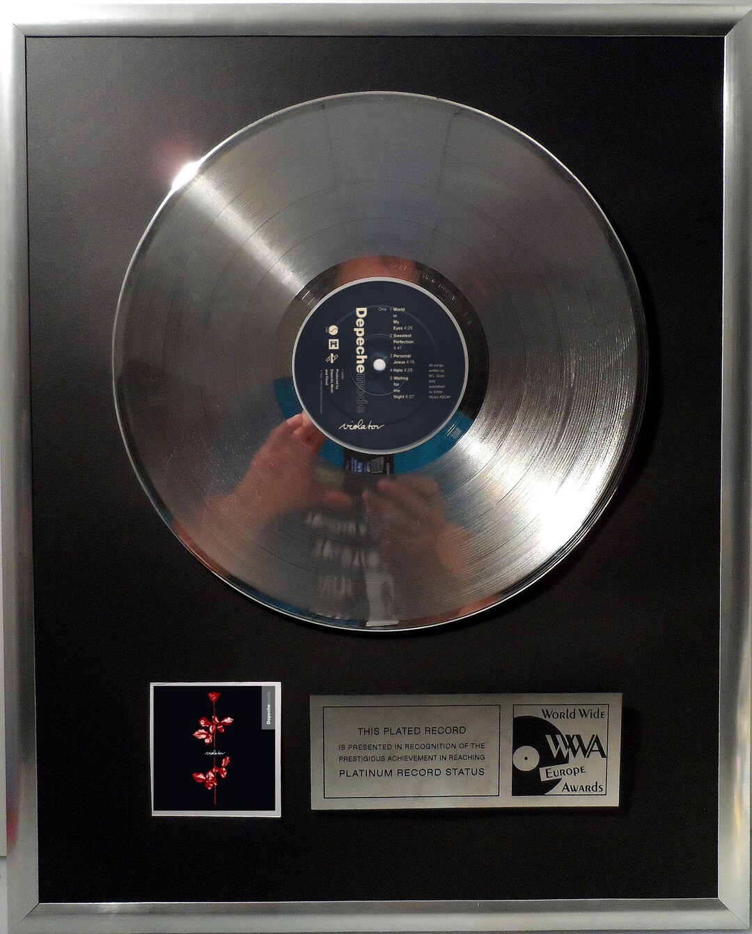 Collage With Depeche Mode Violator Silver / Gold Record - Etsy
