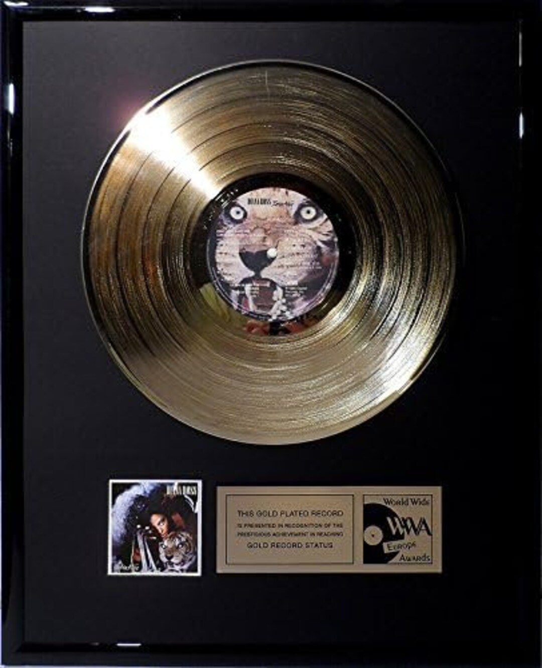 Collage With Diana Ross Eaten Alive Gold Record - Etsy