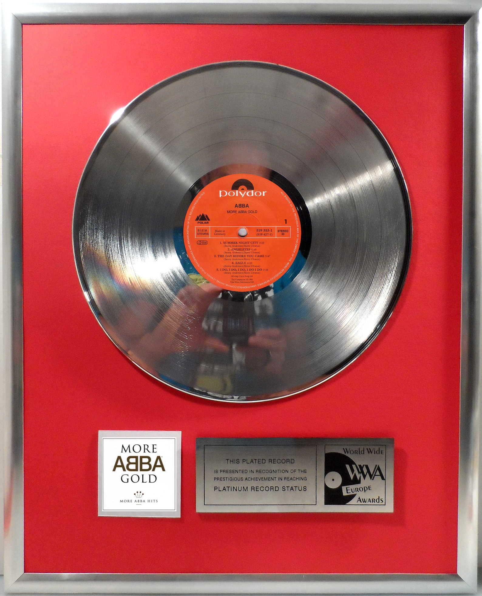 Collage With ABBA - More ABBA Gold + Silver / Gold Record - Etsy