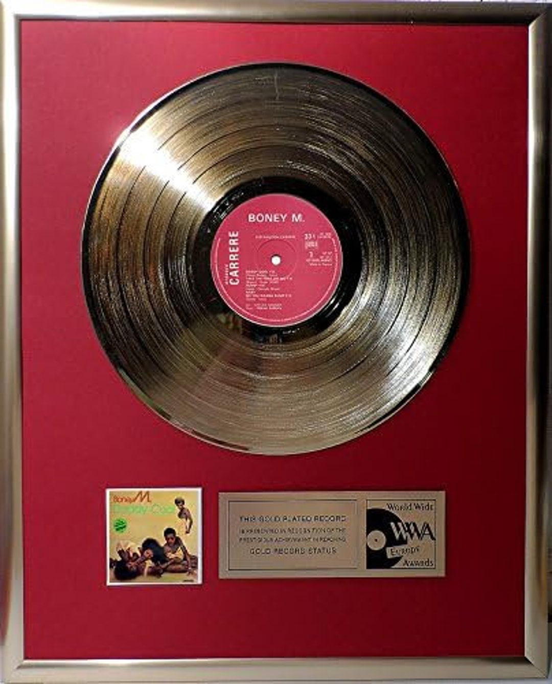 Collage With Boney M. - Daddy Cool Gold Record - Etsy