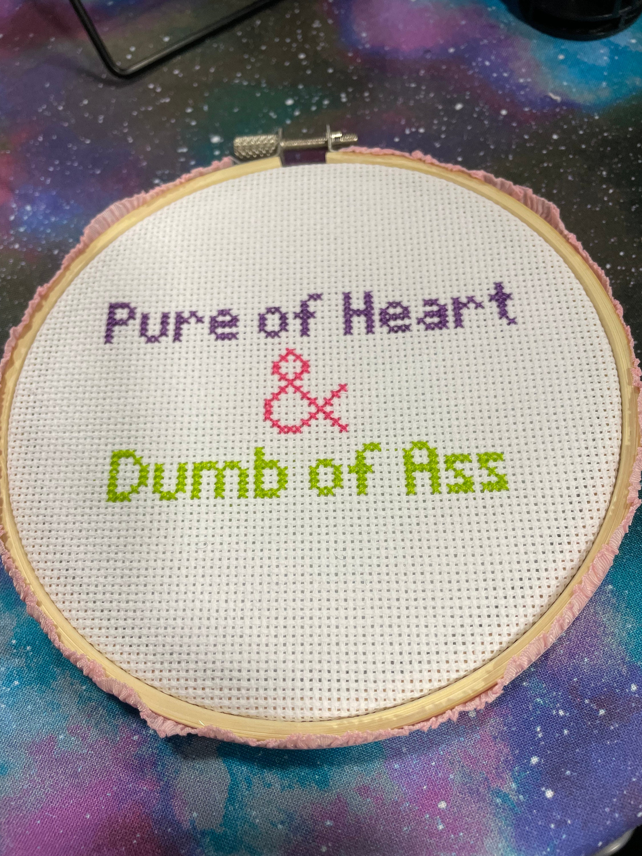 Dumb of Ass Cross Stitch - Etsy