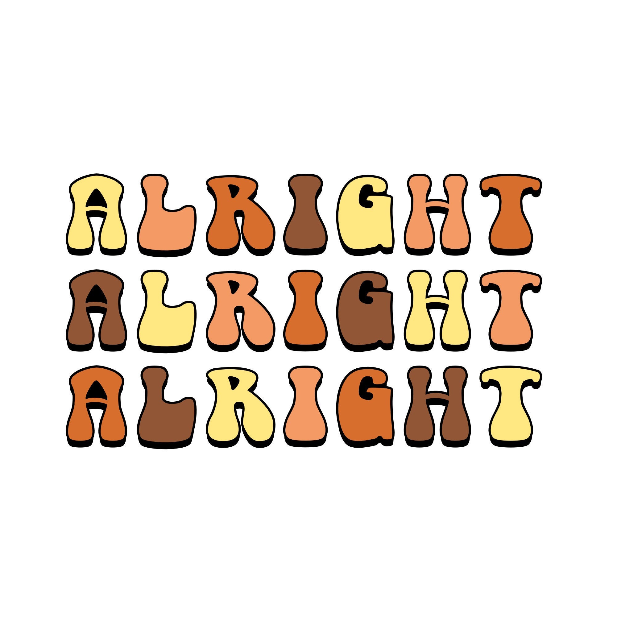 Alright Alright Alright Png Svg - Etsy