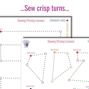 Sewing Machine Practice Sheets | Beginner Sewist / Sewer | Teach Kids to Sew | Print Unlimited ...